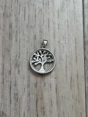 Jewelry | Sterling Silver 925 Tree Of Life Pendant Gem Stones Symbol Of ...